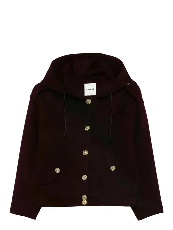 Sandro Wool Jacket - Red