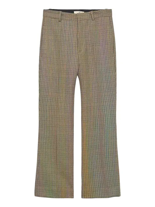 Bite Studios Credo Houndstooth-check Trousers - Neutrals