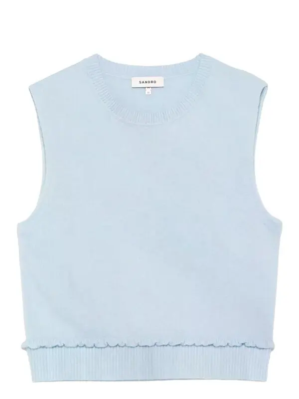 Sandro Sleeveless Top - Blue
