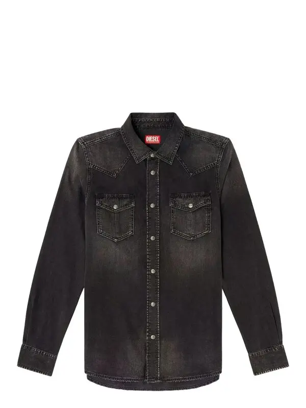 DIESEL® D-vega Denim Shirt - Black