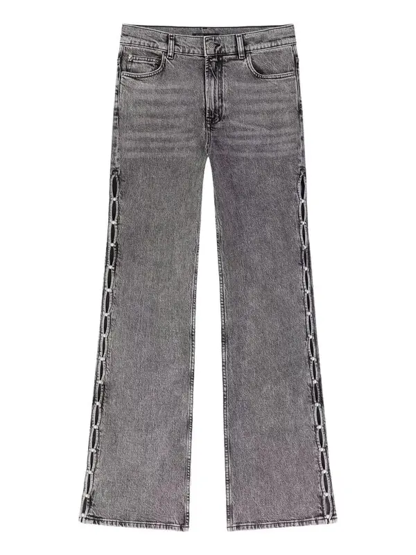 Maje Rhinestone-embellished Jeans - Grey