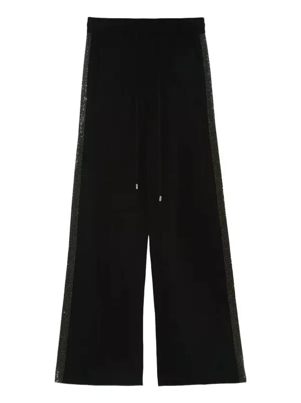 Maje Rhinestone-embellished Trousers - Black