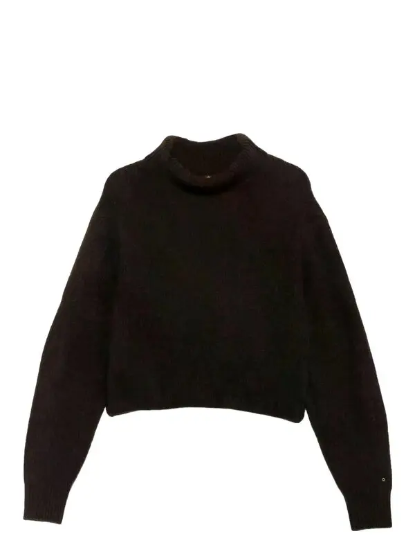 Maje Roll-neck Sweater - Brown