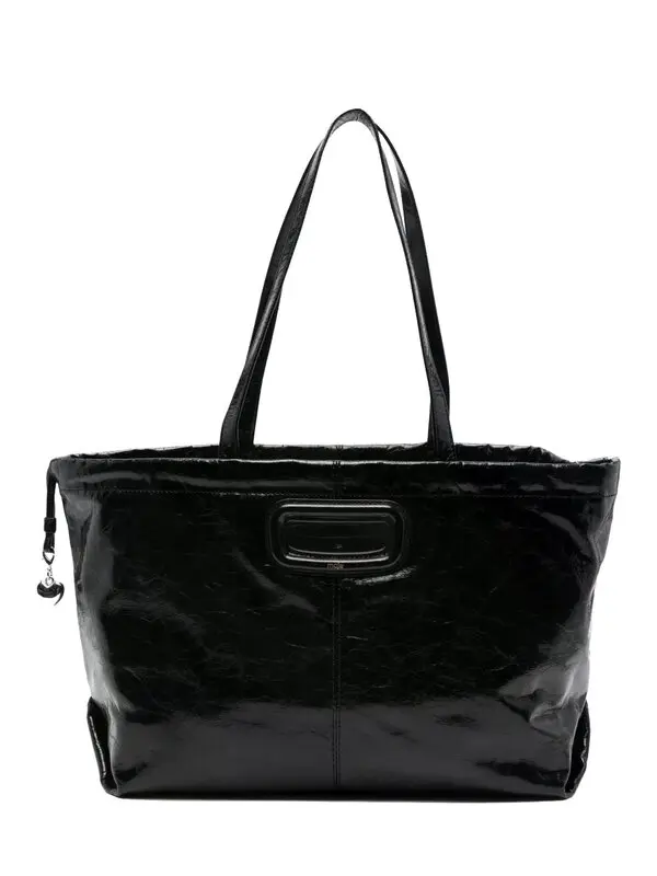 Maje Cut-out Tote Bag - Black