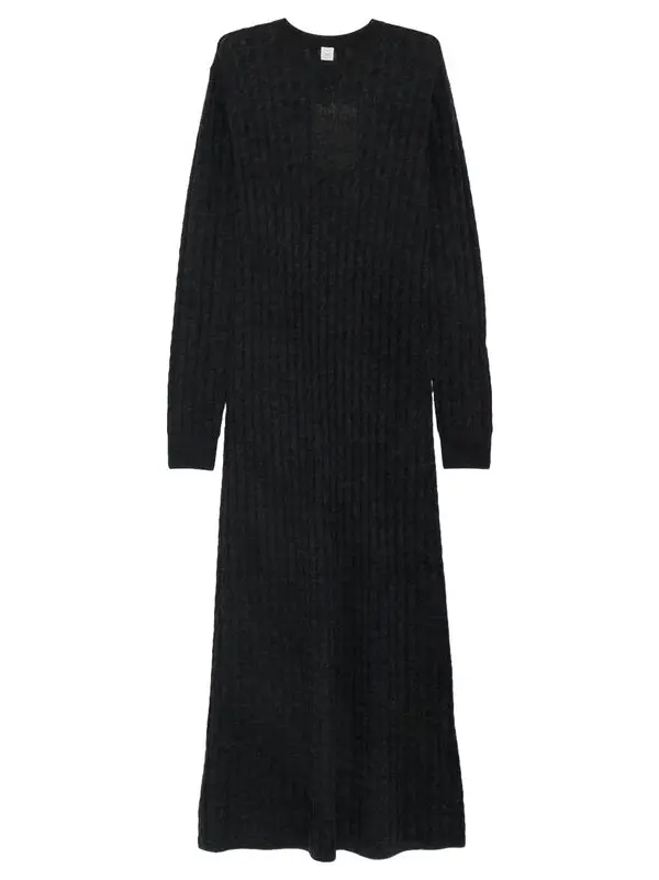 TOTEME Cable-knit Maxi Dress - Grey