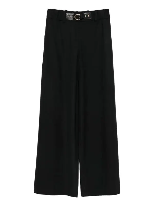 Maje Belted Trousers - Black