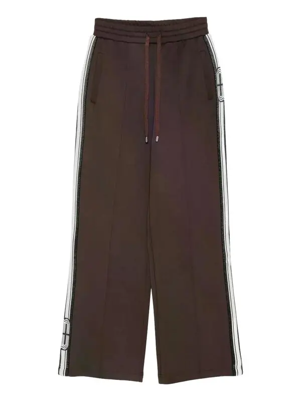 Maje Drawstring Track Pants - Brown