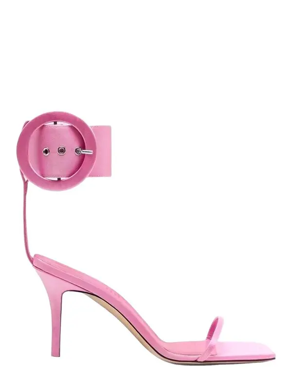Attico 85mm Last Night Buckled-strap Sandals - Pink