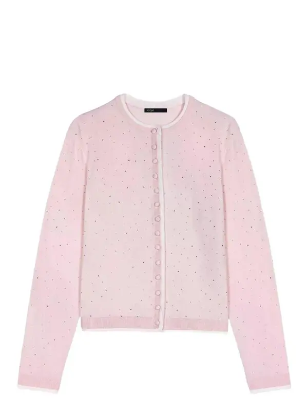 Maje Button-down Cardigan - Pink