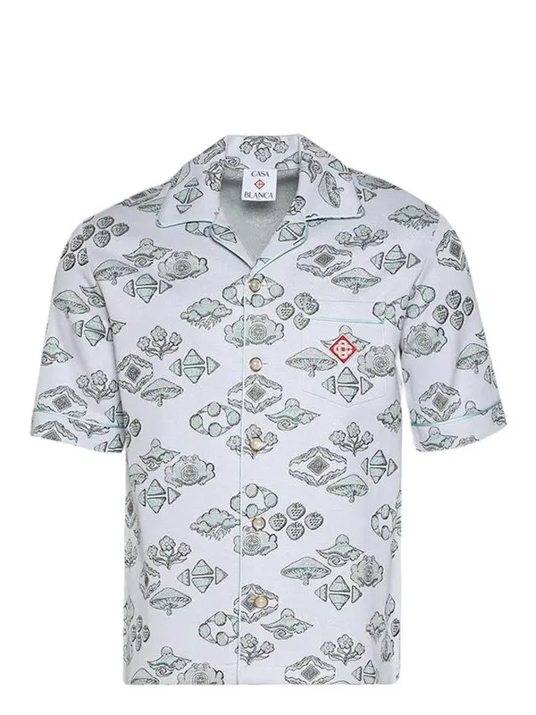 Casablanca Jacquard Shirt - Off White