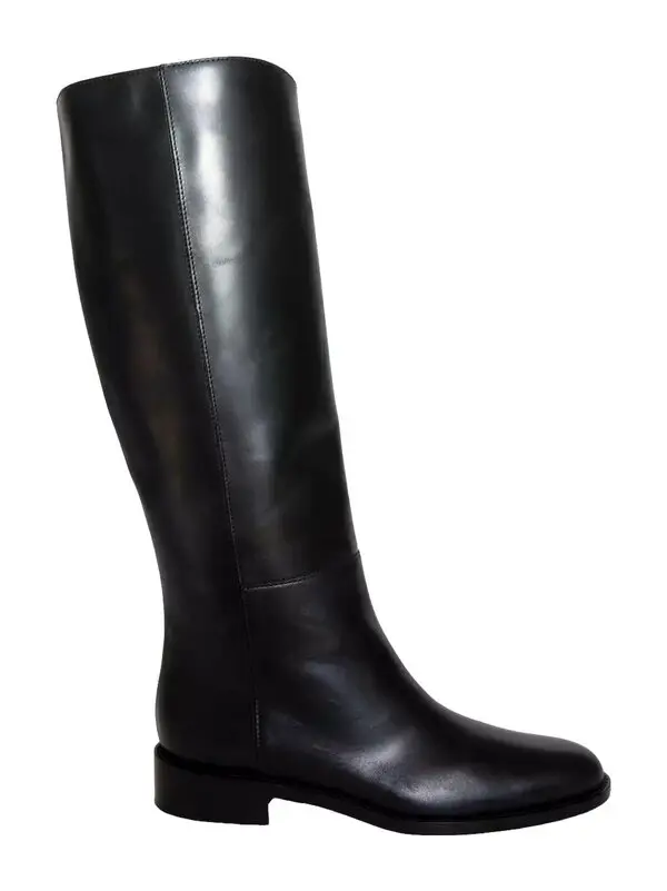 CHUCKIES Leather Boot - Black