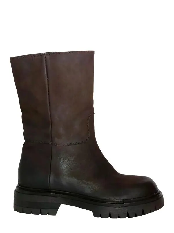 CHUCKIES Lug-sole Boots - Brown
