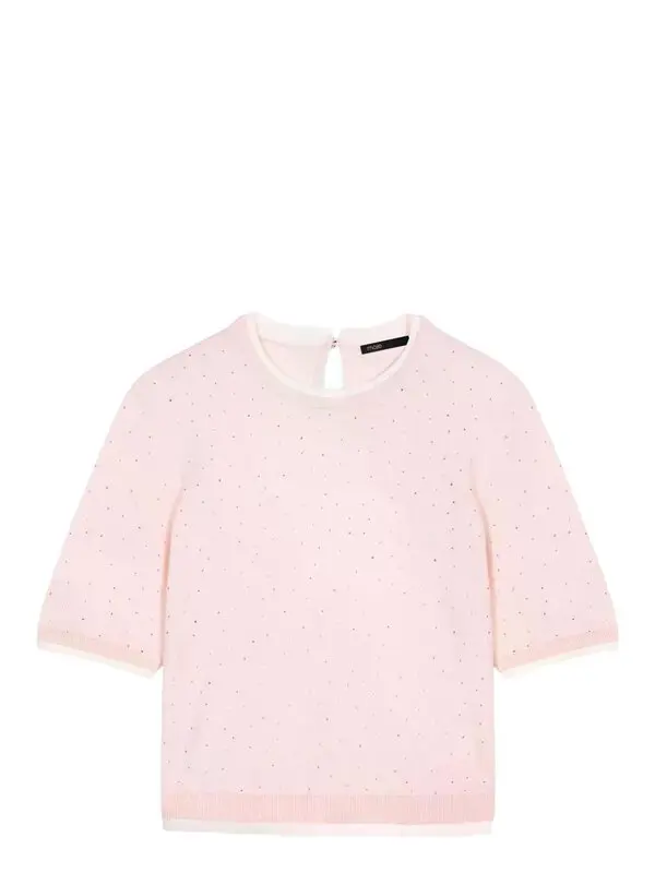 Maje Short-sleeved Top - Pink