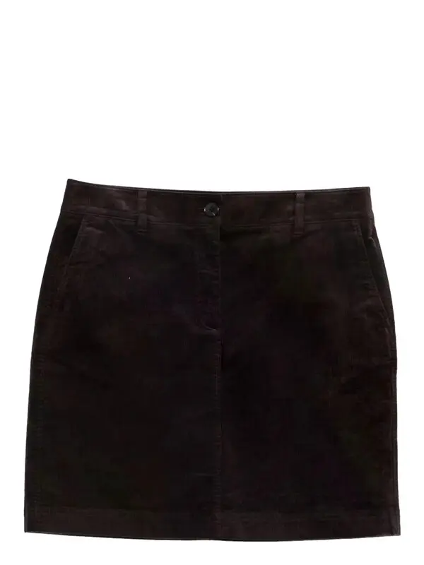Marc O'polo Mini Skirt With Pockets - Brown