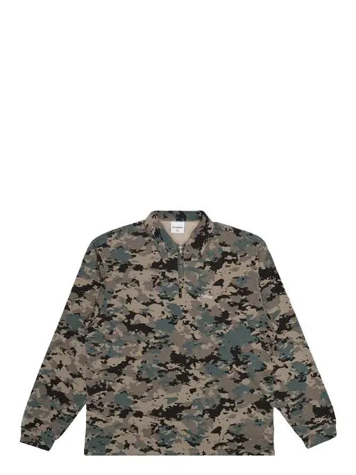 STUDENTS Gunnison Long Sleeve Cotton Zip Polo - Camo