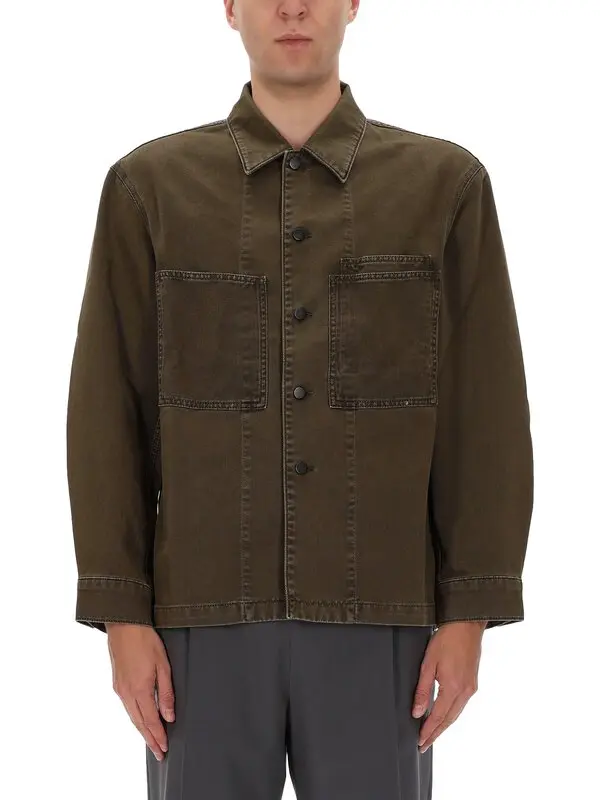LEMAIRE Buttoned Jacket - Green