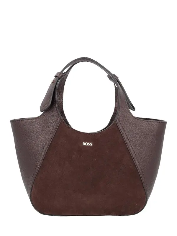 BOSS Small "lenah" Tote Bag - Purple