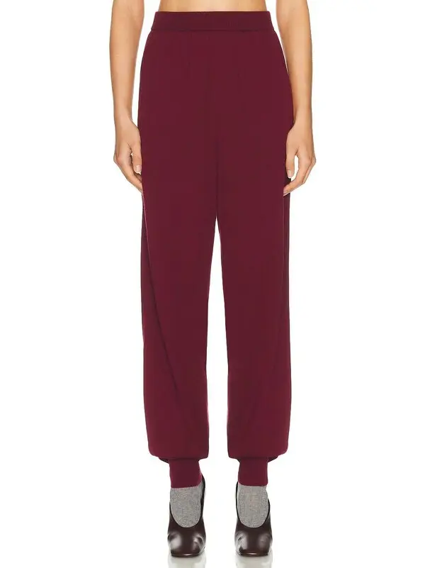 HELSA Kerstin Knit Jogger - Oxblood
