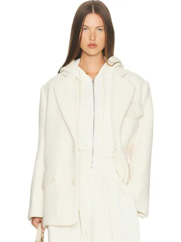 HELSA The Very Oversized Blazer - Ivory