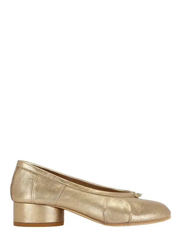 MAISON MARGIELA Tabi Ballerina Pump - Cream & Gold