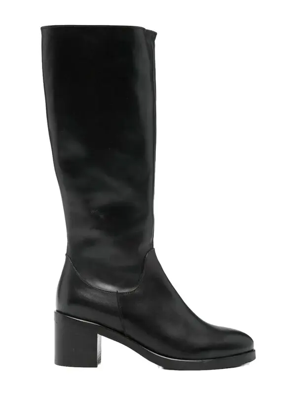 PAOLA PARISI 60 Mm Leather Knee-high Boots - Black