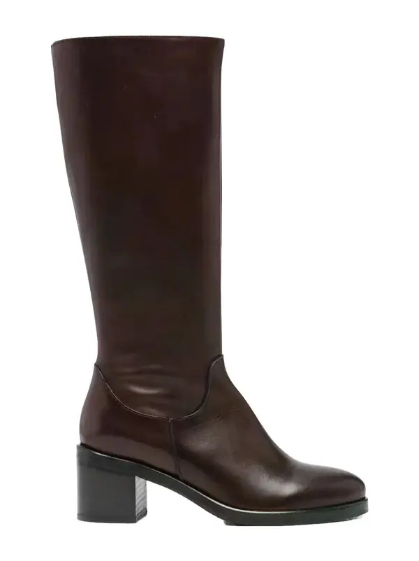 PAOLA PARISI 65mm Leather Boots - Brown