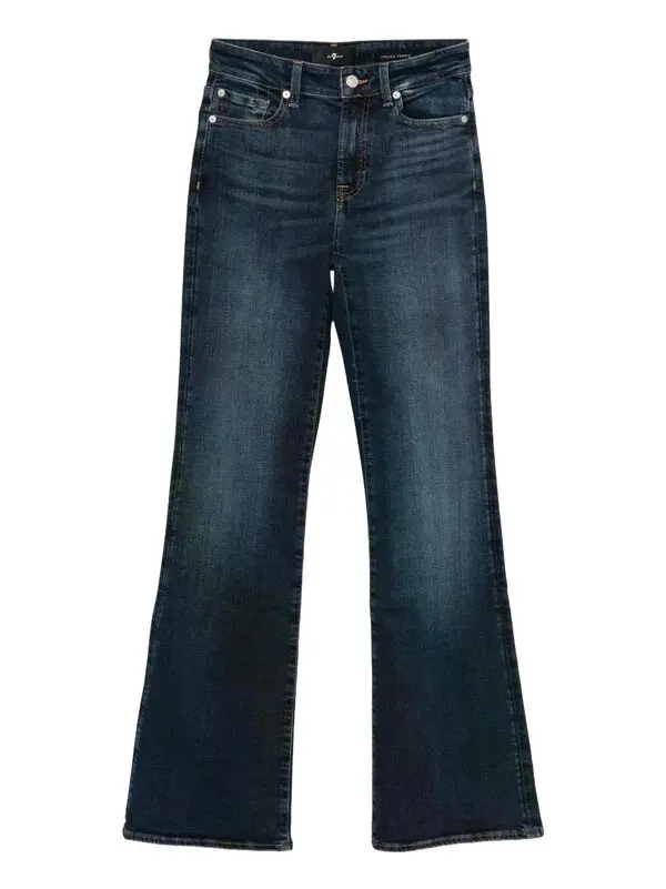 7 For All Mankind The Leggy Five-pocket Jeans - Blue