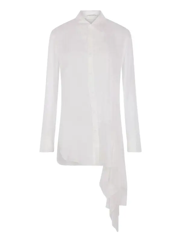 Yohji Yamamoto Asymmetric Shirt - White