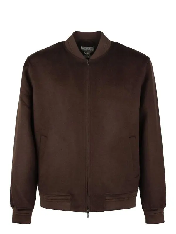 MC2 SAINT BARTH Unlined Wool Bomber Jacket - Brown