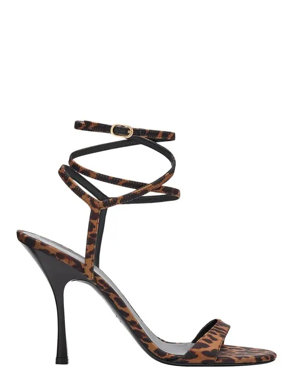 STUART WEITZMAN Nudist Leopard-print Stiletto Sandals - Classic