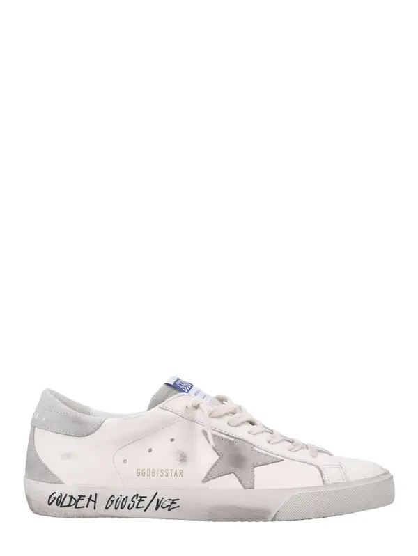 Golden Goose Super-star Vintage Low Sneakers - White Ice Grey