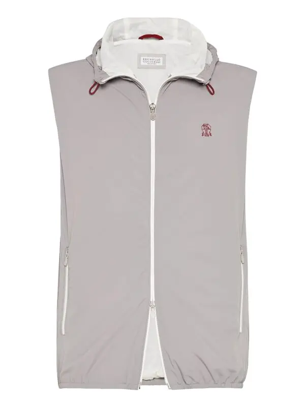 Brunello Cucinelli Water-resistant Vest - Grey