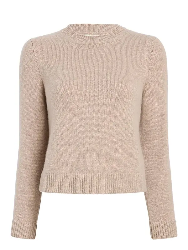 Khaite Leta Cashmere Pullover - Putty