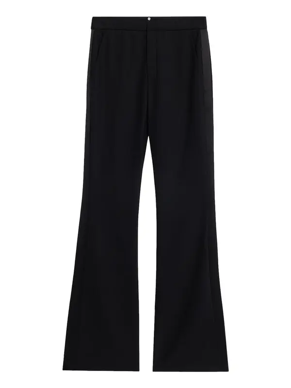 A.L.C. Sophie Ii Wool-blend Flare Pants - Black