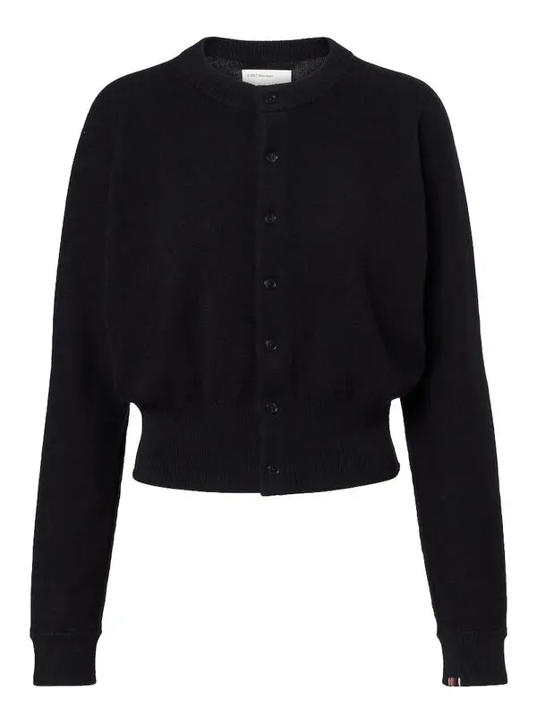 Extreme Cashmere Blouson Cashmere-blend Cardigan - Black