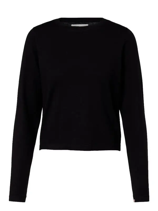 EXTREME CASHMERE X Lisa Cotton And Cashmere Top - Black