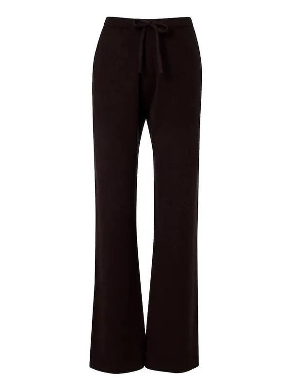 EXTREME CASHMERE X Run Cashmere-blend Sweatpants - Brown