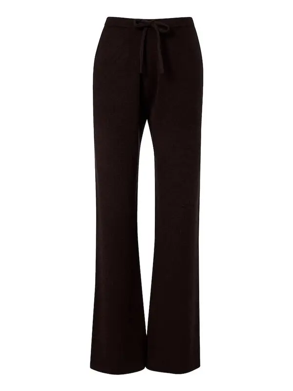 Extreme Cashmere Run Cashmere-blend Sweatpants - Brown