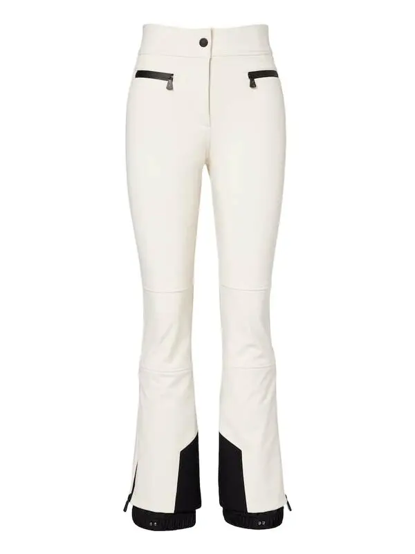 Moncler Slim Ski Pants - White