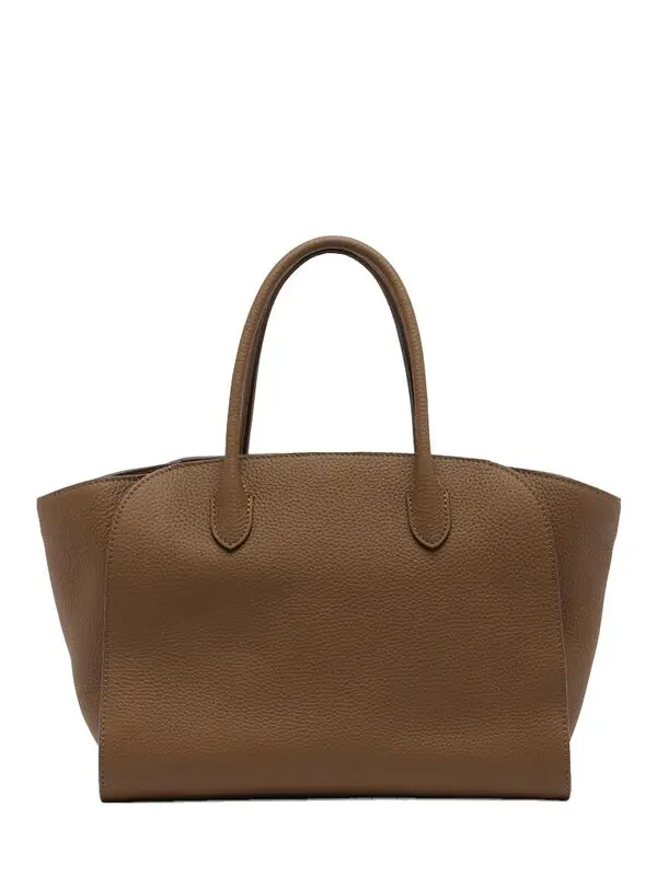 THE ROW Marlo 12 Leather Tote Bag - Brown