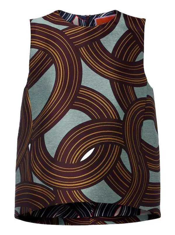 La DoubleJ La Scala Jacquard Top - Multicoloured