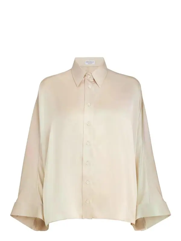Brunello Cucinelli Long-sleeved Shirt - Neutrals
