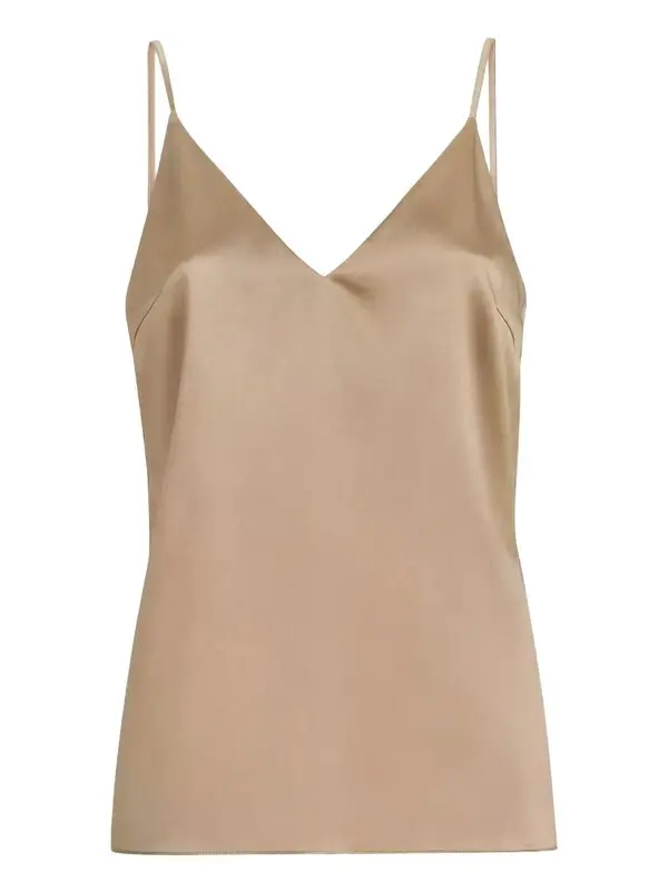 Brunello Cucinelli V-neck Top - Neutrals