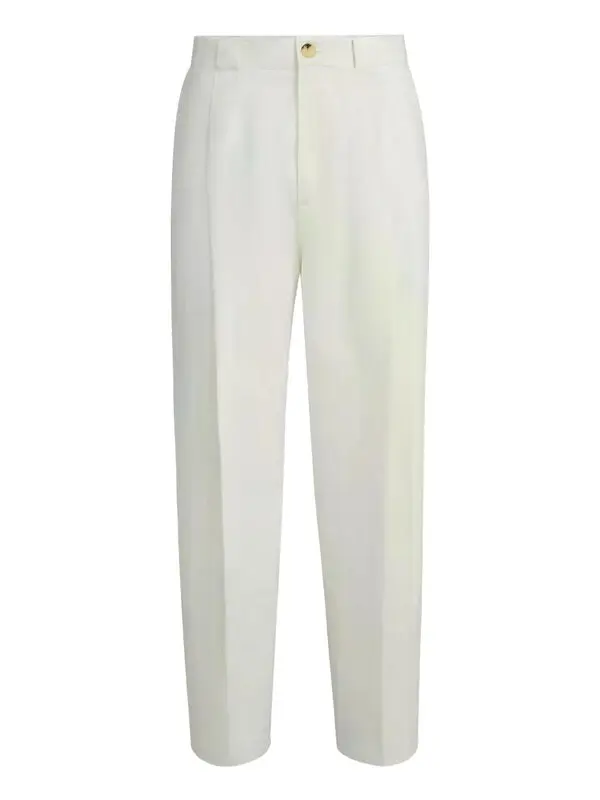 Brunello Cucinelli Pleated Trousers - White