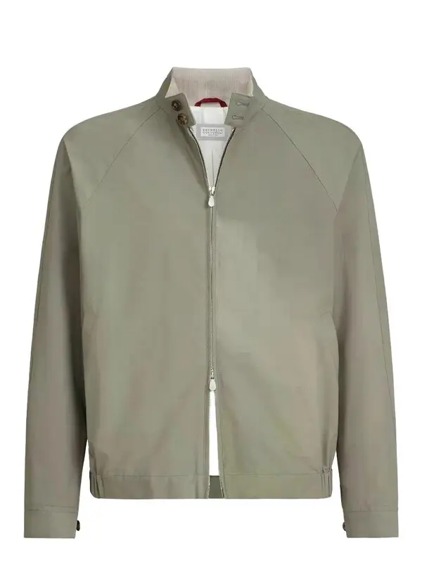 Brunello Cucinelli Zip-up Jacket - Green