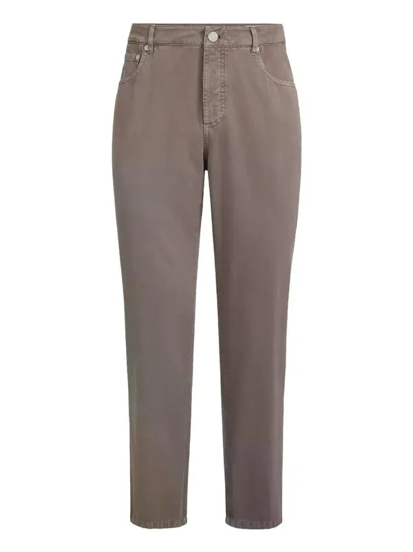 Brunello Cucinelli Five-pocket Trousers - Brown