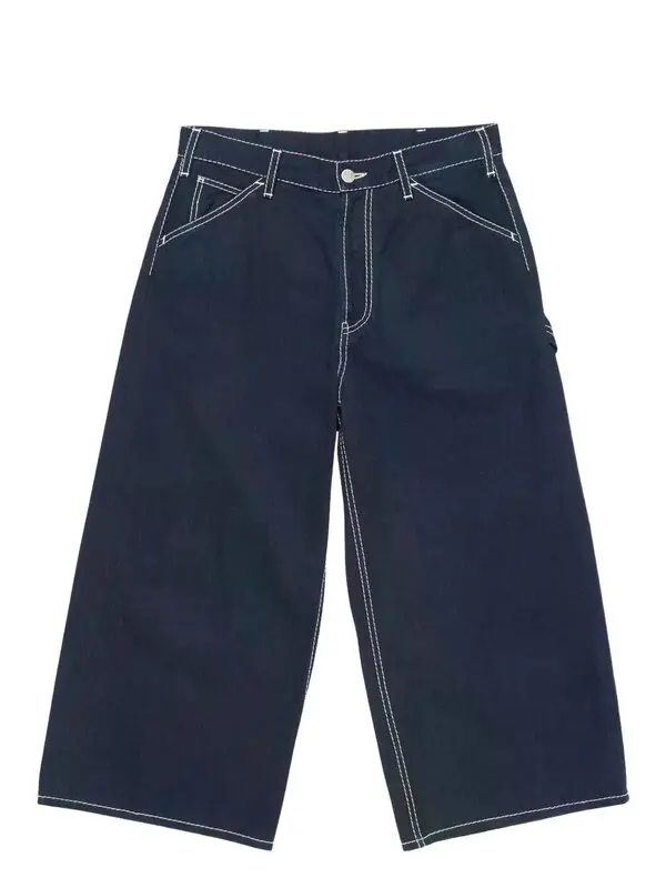 Acne Studios Contrast Stitch Trousers - Blue