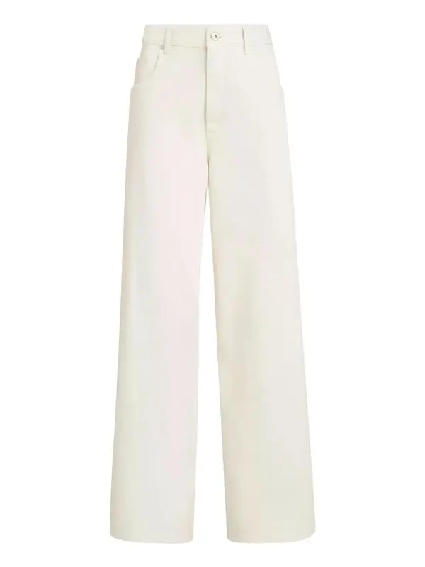 Brunello Cucinelli Monili-loop Detail Jeans - Neutrals