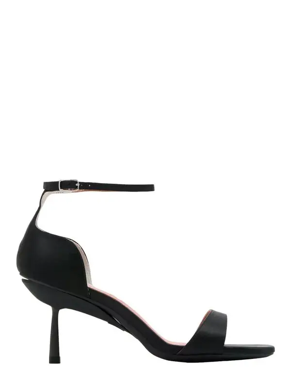 VICE VERSA 95mm Editor Ankle-strap Sandals - Black