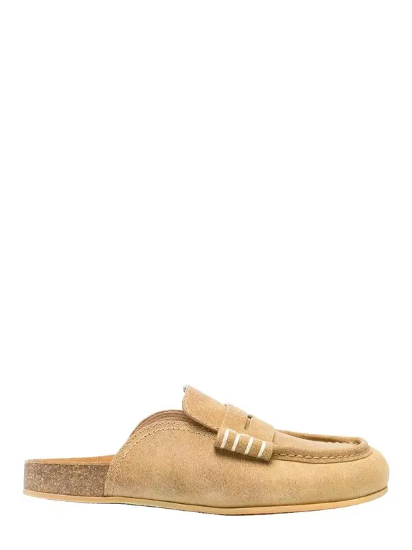 JW Anderson Stitch Detail Loafers - Neutrals